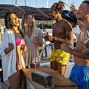 HUMBOLDT 420 HEI Locking Storage Box 100% Airtight Box Waterproof Storage Box Medicine Box Lunch Box with Lock Home Travel Boat Hiking Skiing - Camping Great Gift - Happy Camper SOLO