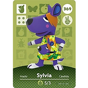 Sylvia - Nintendo Animal Crossing Happy Home Designer Series 4 Amiibo Card - 369