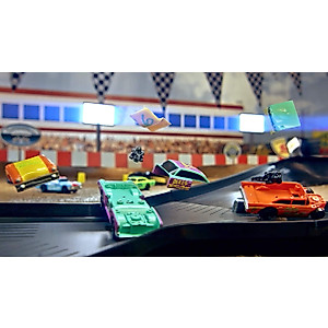 Far Out Toys Crash Racers Figure 8 Circuit Track Set | Huge Rack Track, Explosive Collisions! 40 Pieces Total | Race and Crash Like a Pro, for Ages 5 and Up