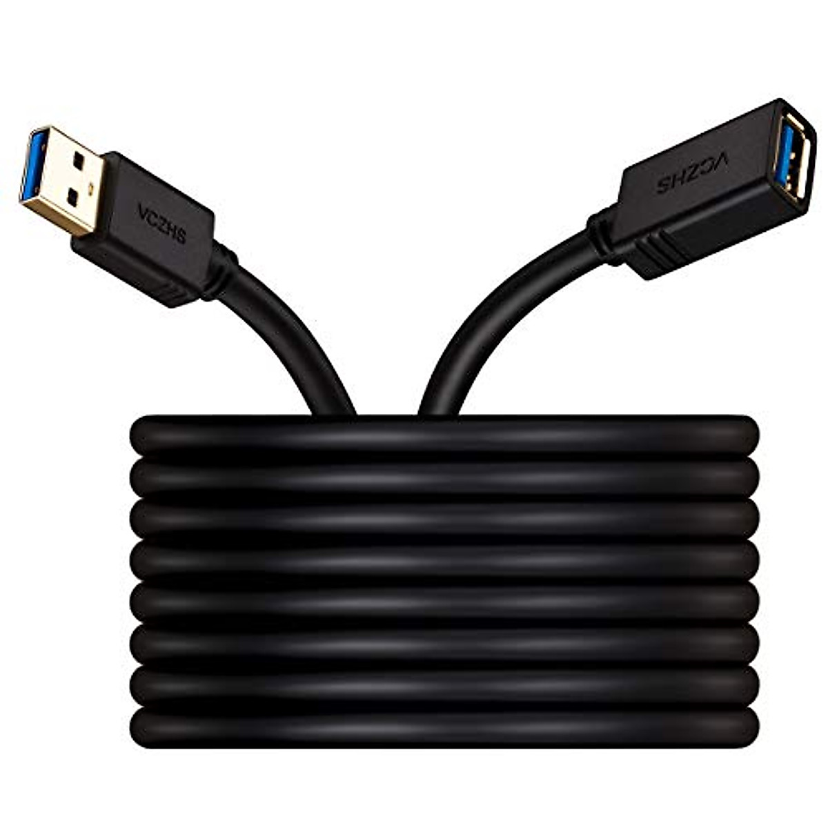 USB Extension Cable 20 ft - VCZHS USB 3.0 Extension Cable USB Male to Female Extension Cable for USB Flash Drive, Card Reader, Hard Drive, Keyboard,Mouse,Playstation, Xbox, Printer, Webcam