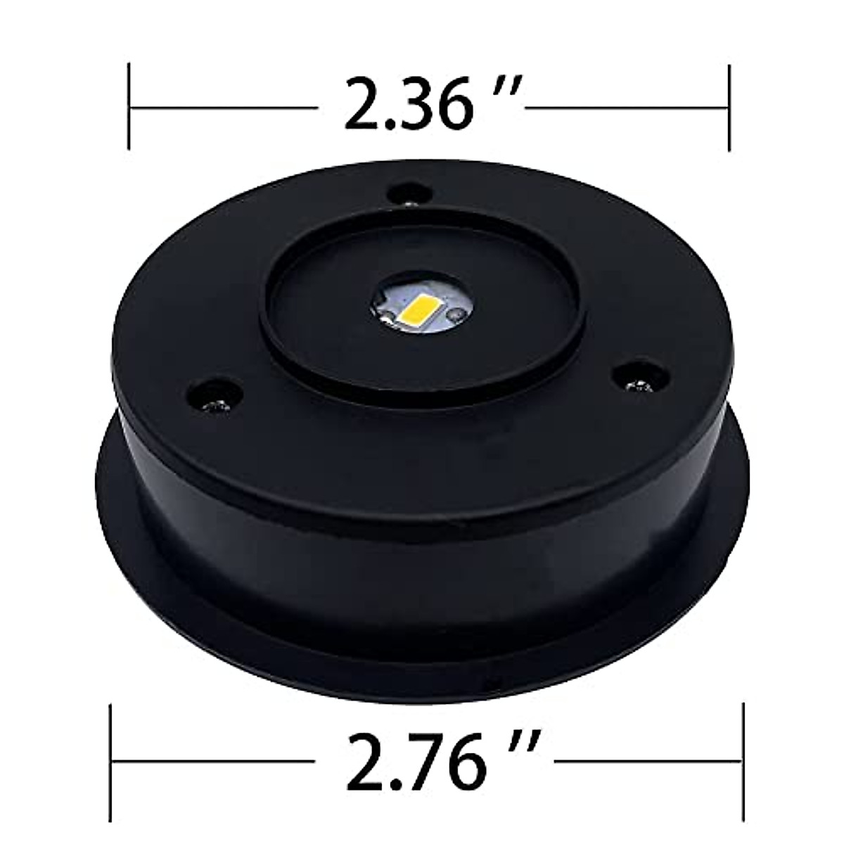 Misawce 2 Pack Solar Lanterns Replacement Tops for Outdoor Hanging Lanterns, Solar Lanterns Battery Box, Solar Lanterns Replacement Accessories（ 2.76 inch）