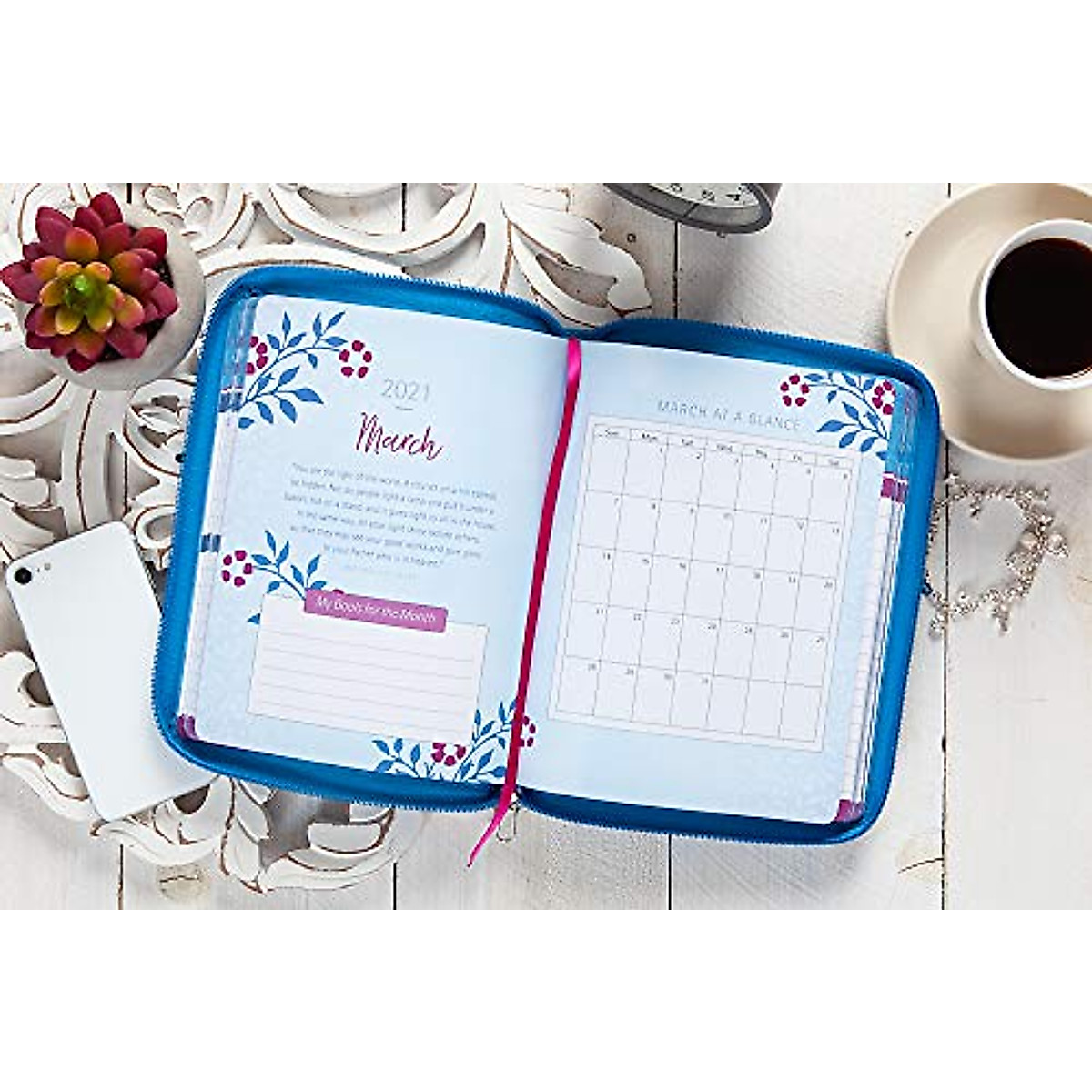 This Is the Day 2021 Leather Ziparound Planner: 18 Month Ziparound Planner