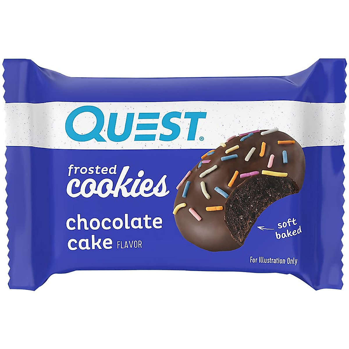 Quest Nutrition Quest Chocolate Cake Frosted Cookies, 8 Count