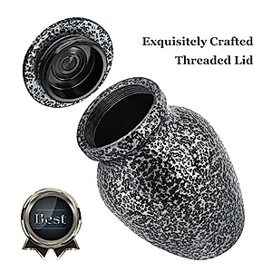 Small Urns for Human Ashes Keepsake - Mini Urn Set of 2, Exquisite Hand Engraved Sharing Tokens Urns to Remember Your Love One Lost - 2" Personal Tiny Ash Urn Ashes Holder for Adults w/Velvet Bag