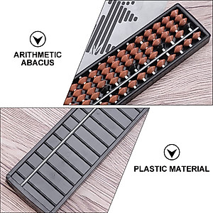 YARDWE 2pcs 15 File Abacus Japan Preschool Plastic to Stack