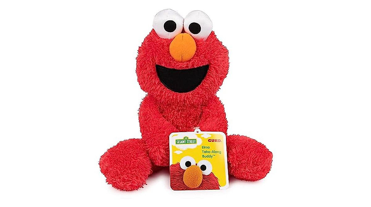 GUND Elmo Take Along Buddy Plush - Soft & Cuddly Sesame Street Toy