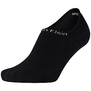 Calvin Klein Womens' Socks - Lightweight Performance No-Show Liners (12 Pack), Size 4-10, WhiteBlack Assorted