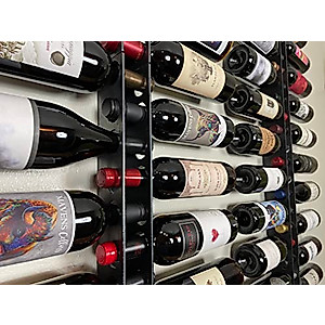 Montana Angle Worx Latitude 12 Bottle Wall Mounted Steel Wine Rack Refined Industrial Wine Storage