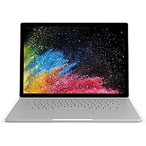 Microsoft Surface Book, Touchscreen Backlit Keyboard Business Laptop, Intel Core i5-6300 2,6Ghz, 8GB RAM, 128GB SSD, Windows 10 (Renewed)