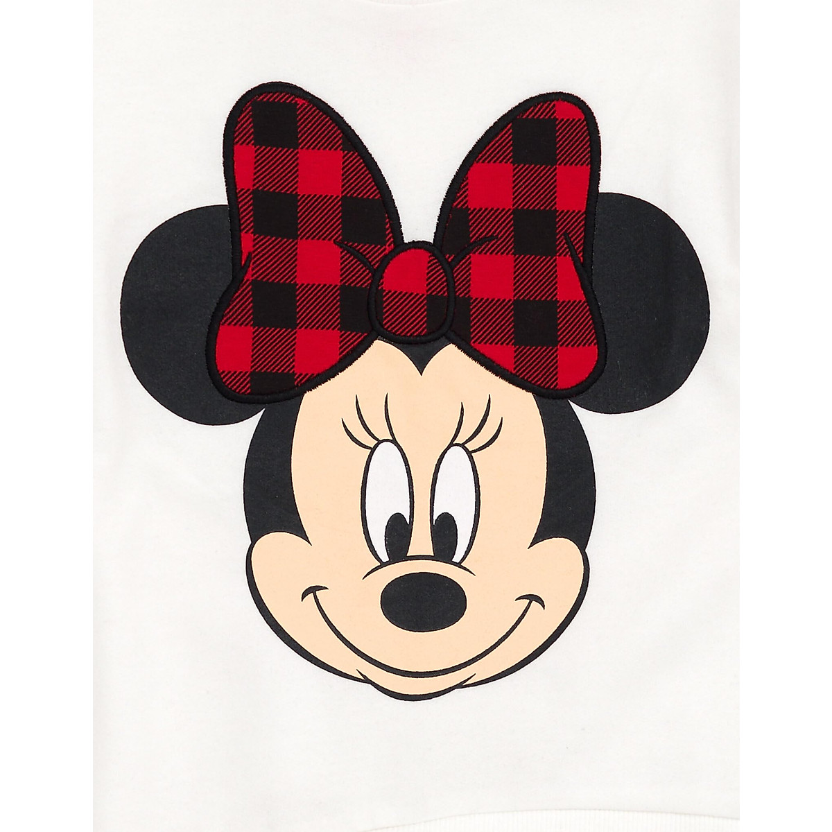 Disney Minnie Mouse Little Girls FleeceSweatshirt and Leggings Outfit Set White/Red 7-8