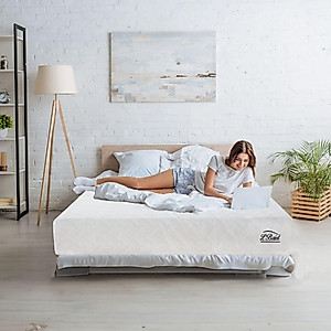 L’Baiet 10” Gel Memory Foam Mattress, Queen Size/Bed in a Box/Medium Firm/Breathable Cooling-Gel Comfort Technology/Pressure Relief/Comfy Support/Soft Fabric Cover/CertiPUR-US Certified