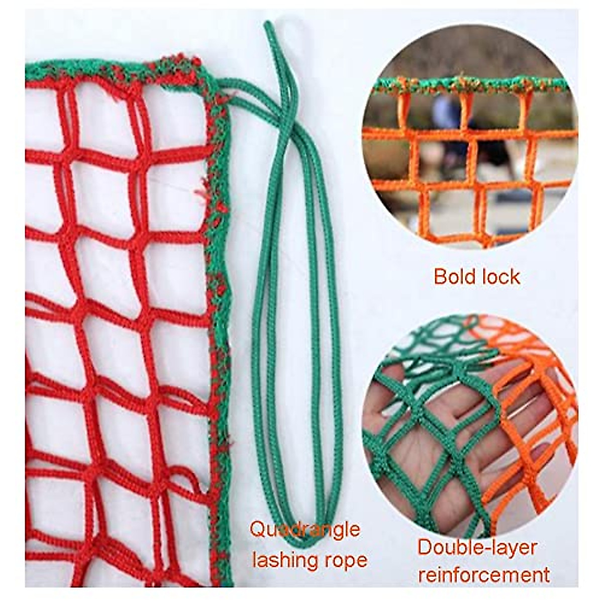 Tree House net Climbing Net Kids Outdoor Treehouse for Kids and Adults Playground Play Safety Net Climbing Cargo net Tree House Accessories Double Layers (Size : 3X4.5m)