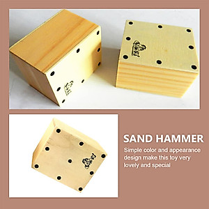 ERINGOGO Music Box Funny Music Toy Instrument Plaything Musical Instrument Toy Early Education Toy Musical Plaything Percussion Plaything Educational Toy Musical Toy Sand Hammer Toy