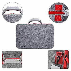 SYMOCA PS5 Carrying Case, Compatible with Playstation 5 Console, Waterproof and Shockproof Storage Travel Bag for PS5 Controllers, Cables, Game Disc or Other Accessories