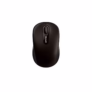 Microsoft Bluetooth Mobile Mouse 3600 - Black. Comfortable design, Right/Left Hand Use, 4-Way Scroll Wheel, Wireless Bluetooth Mouse for PC/Laptop/Desktop, works with for Mac/Windows Computers
