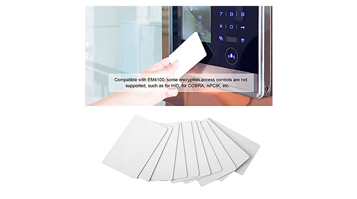 125kHz SmartProximity ID Card Set - 100pcs Contactless Read Only Access ...