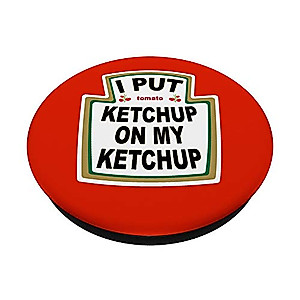 Ketchup Cute Red PopSockets PopGrip: Swappable Grip for Phones & Tablets