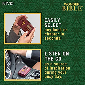 Wonder Bible NIV- The Talking Audio Bible Player (New International Version), As Seen on TV