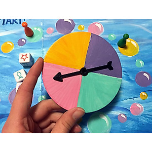 Create Your Own Board Game Set – DIY Kit with Blank Game Board, Game Pieces, Blank Cards, Dice, Spinner – Build Your Own Game for Family Board Games