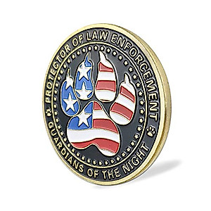 K9 Dog Law Enforcement Challenge Coin Canine Police Decoration