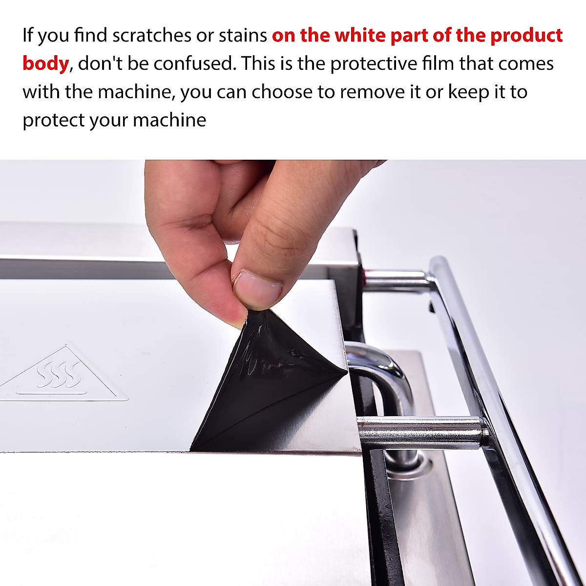 Bavnnro 110V Commercial Sandwich Machine,Commercial Sandwich Panini Press,Power 2x1800W,Temperature Control 122°F-572°F,Commercial Kitchen Equipment(Souble Grooved Plates）