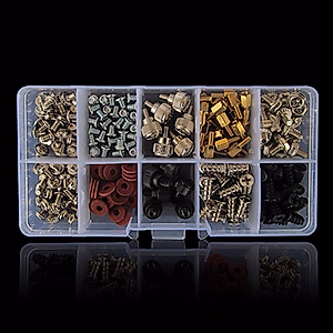 Screw 228PCS Accessories Set Computer for Motherboard for PC DIY Repair Tool with Case Hard Disk Screws Assortment Kit