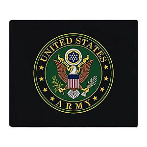 CafePress U.S. Army Emblem Throw Blanket Super Soft Fleece Plush Throw Blanket, 60"x50"