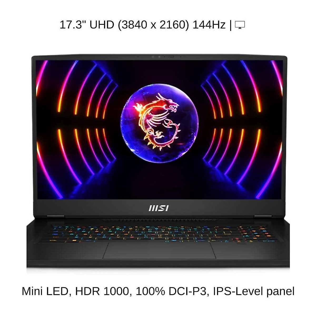 HIDevolution [2023] MSI Titan GT77HX 13VH 17.3" UHD 144Hz, 2.2 GHz i9-13980HX, RTX 4080, 128 GB DDR5 RAM, 16 TB PCIe SSD, Windows 11 Pro