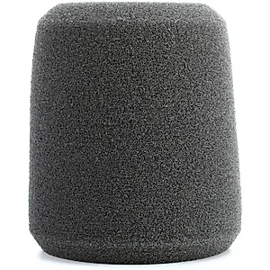 Shure A1WS Gray Foam Windscreen for all 515 Series, BETA 56A and BETA 57A, Black