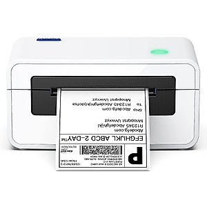 POLONO Shipping Label Printer, White