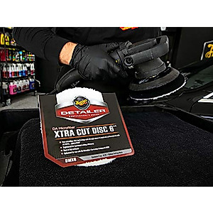 Meguiar's DMX6 DA (Dual Action) Microfiber 6" Xtra Cut Disc, 2 Pack