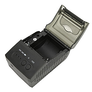 Portable Printer Receipt, 58mm Paper Width 2000mAh Rechargeable Thermal Label Printer,with Thermal Printer Paper,for Office and Small Business