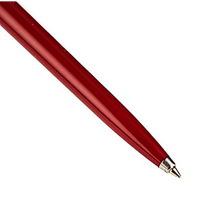 1 X Parker Jotter Retractable Ball Point Pen, Red Barrel, Black Ink, Medium Point