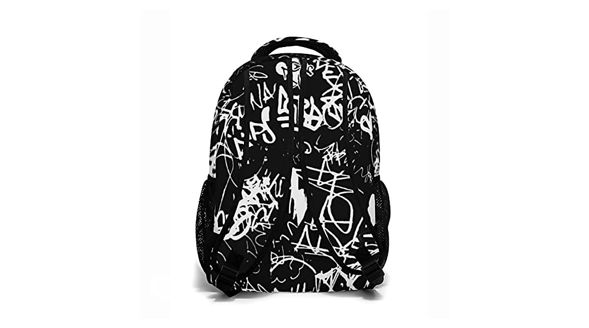 ZREXUO Graffiti Art Backpack - Stylish & Functional