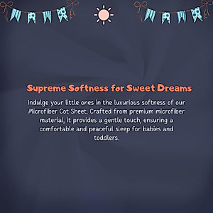 Lukeville Luxury Linen Cot Sheets for Daycare, Pre-School/Standard Size Daycare Cot Sheet 22" x 40" - Sleeping Cot Sheets - Breathable Microfiber Toddler Cot Bed Cover Sheet - (Pack of 6, Navy Blue)