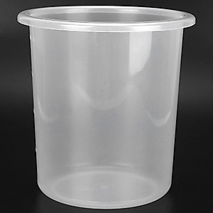 Clear Ice Cup Reusable Shaved Ice Molds Jars for Ice Bucket Refillable Making Model with Lid