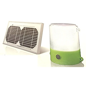 Sanyo Rechargeable LED Lantern + 3W Solar Panel Charger, Worldwide use