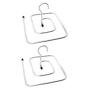 Housoutil 2pcs Swivel Hanger Hangers for Clothes Heavy Duty Garment Rack Quilt Hanger Quick-Drying Rack Spiral Shaped Clothes Drying Rack Quilt Blanket Hanging Rack Quilt Hanging Shelf Sock
