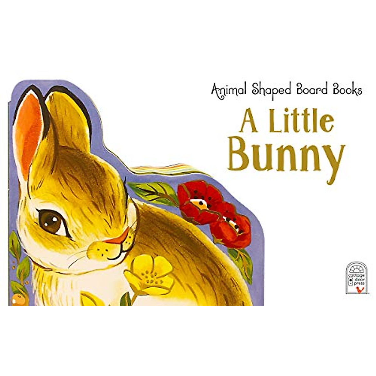 A Little Bunny - Children's Animal Shaped Board Book,