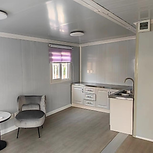 Eco-Friendly Tiny House, Portable Living Unit, Streamlined Prefab House, Tiny Shelter, 20ft 30ft 40ft for Mobile Spas, Wellness Retreats, Portable Workshops, Open-Air Markets