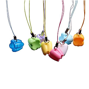 10 Pcs Plastic Baby Tooth Keepsake Box Teeth Storage Case Holders Portable Tooth Container for kids (Color Random)