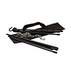 Lodge ATP2 Adjustable Camp Tripod, 40 to 60-Inch Tall, Black