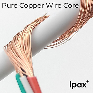 Ipax 2X 6 Ft Hi-Speed Fast White Micro-USB Charging Cable Cord Compatible with Samsung Galaxy J2 Prime Core J4+ J6+ J8 S6 S7 Huawei Mate SE Huawei Honor 8X Xiaomi Redmi Note 6 Pro Blu Vivo XL4 Studio