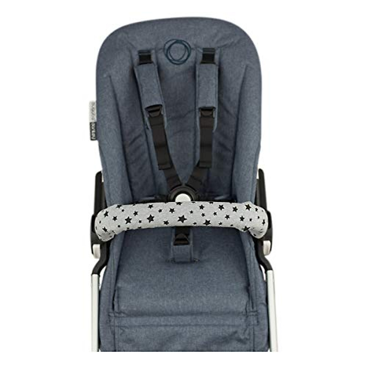 JYOKO Kids Covers Handle, Covers Railing for Stroller (Black Star, Regular)