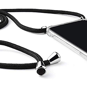 YESPURE Crossbody Case for iPhone 11 Pro Max with Card Holder, Clear TPU Soft Case with Neck Cord Lanyard Strap-Clear and Card Holder for iPhone 11 Pro Max 6.5"