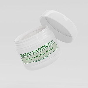 Mario Badescu Kojic Acid Whitening Mask - Illuminating Face Mask for Brightening, Hydration & Discoloration - With Grapeseed Oil, Beeswax & Vitamin E for Smoother, Radiant Skin, 2 Oz