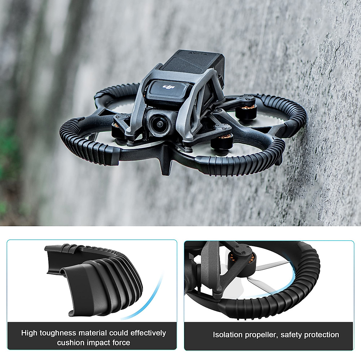 STARTRC Protective Bumper Ring for DJI Avata Propeller Guard, Impact Protectors for DJI Avata Explorer Combo Accessories