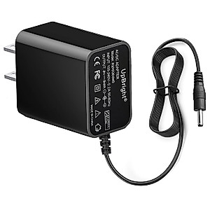 UpBright 6V AC/DC Adapter Compatible with Knee Icer Wrap D0660 10701 Kodiak Cube Glacier 10901 BEG10711 D 0660 00660 Logitech F540 Wireless Base A-E0001 843-000038 6VDC 600mA 6.0V Power Supply Charger
