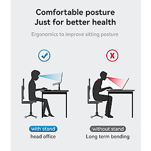 KitBox Laptop Stand for Desk with Adjustable Height and Angle,Aluminum Alloy Notebook Stand for All Laptop.