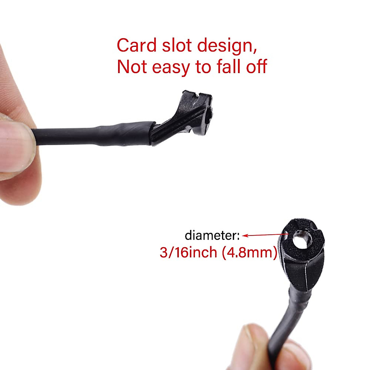 SOPOGER Archery Peep Sight Compound Bow 3/16 Tube Peep Sight Bow String Tubing with Buckle for Hunting Shooting Target Accessories… (2 Pcs Peep Sight)